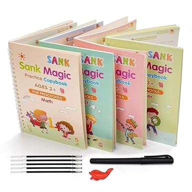 Sank Magic Practice Copybook – Reusable Handwriting Book for Kids ...